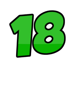 18 logo. Free logo maker.