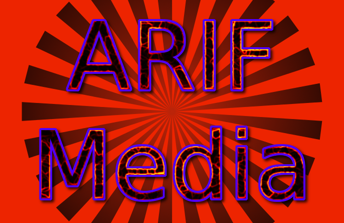 ARIF Media logo. Free logo maker.