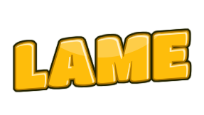 LAME logo. Free logo maker.