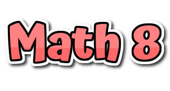 Math 8 logo. Free logo maker.