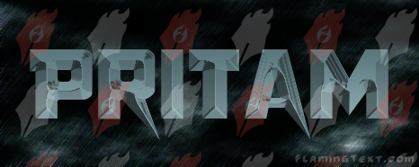 Pritam logo. Free logo maker.