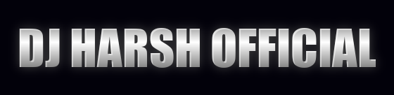 DJ HARSH OFFICIAL logo. Free logo maker.