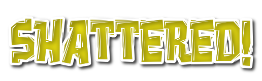 SHATTERED! logo. Free logo maker.