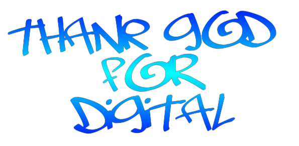 Thank God For Digital logo. Free logo maker.