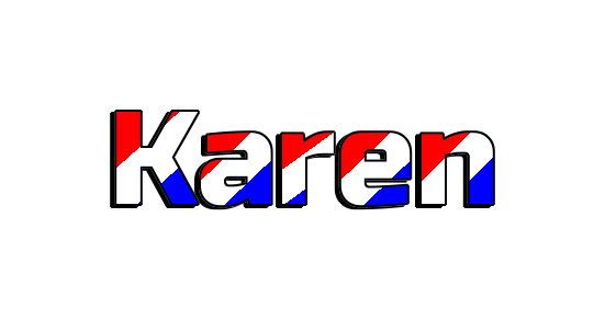 Karen logo. Free logo maker.
