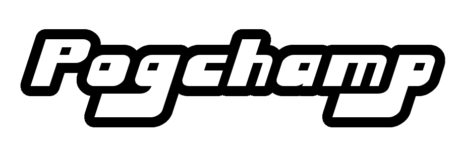 Pogchamp logo. Free logo maker.