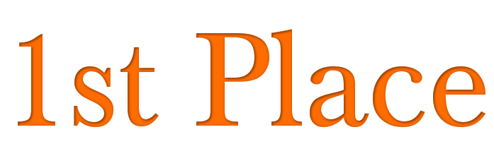 1st Place logo. Free logo maker.