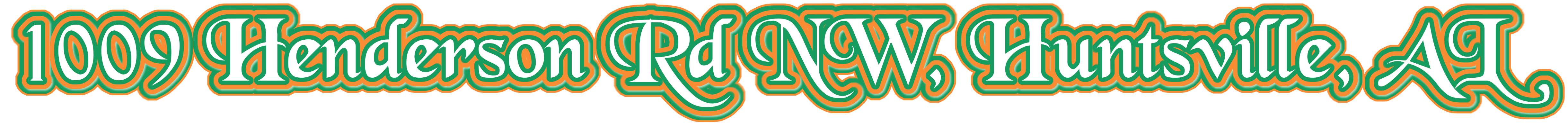 1009 Henderson Rd NW, Huntsville, AL logo. Free logo maker.