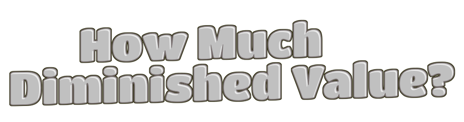 How Much Diminished Value? logo. Free logo maker.