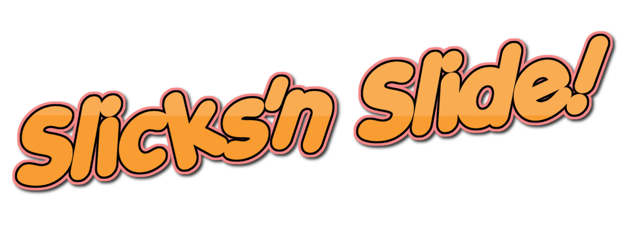 Slicks'n Slide! logo. Free logo maker.