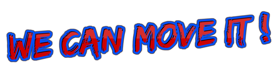 WE CAN MOVE IT ! logo. Free logo maker.