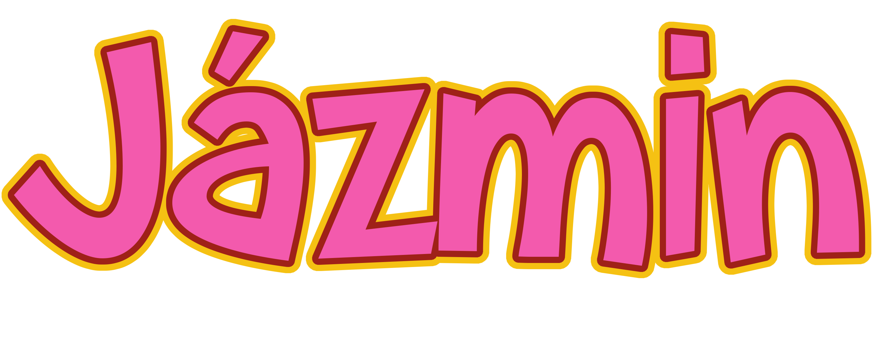 Jázmin logo. Free logo maker.