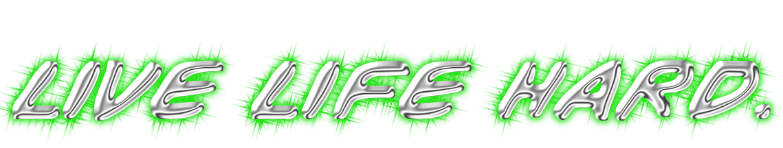 Live life hard. logo. Free logo maker.
