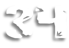 34 logo. Free logo maker.