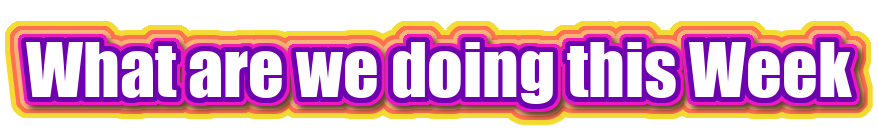 What are we doing this Week logo. Free logo maker.