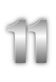 11 logo. Free logo maker.