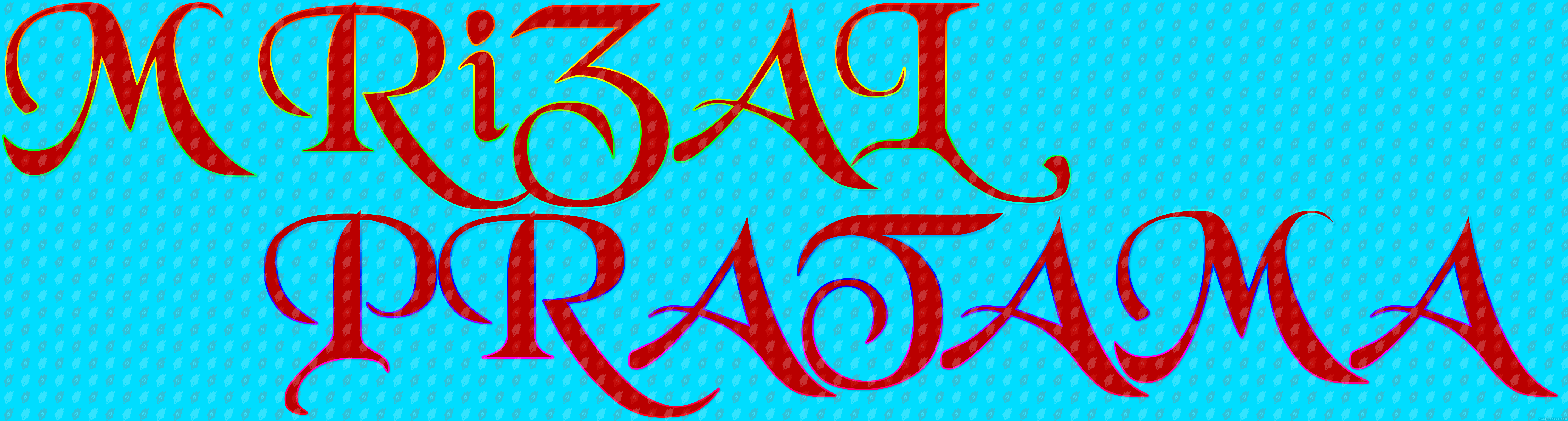 M RiZAL PRATAMA logo. Free logo maker.