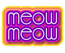 meow meow logo. Free logo maker.