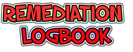 REMEDIATION LOGBOOK logo. Free logo maker.