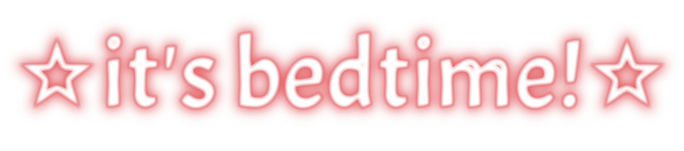 ★it's bedtime!★ logo. Free logo maker.