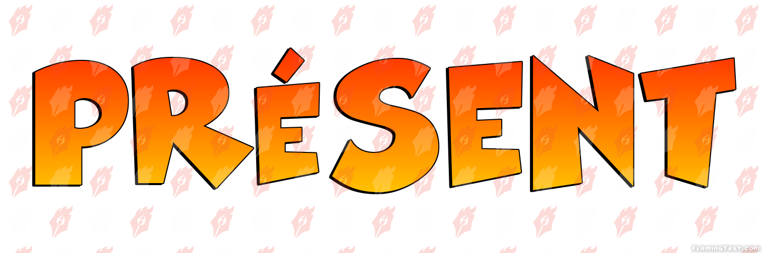 présent logo. Free logo maker.