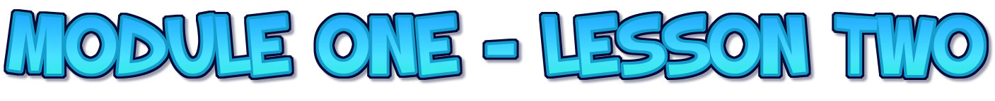 MODULE ONE - LESSON TWO logo. Free logo maker.