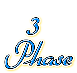 3 Phase logo. Free logo maker.