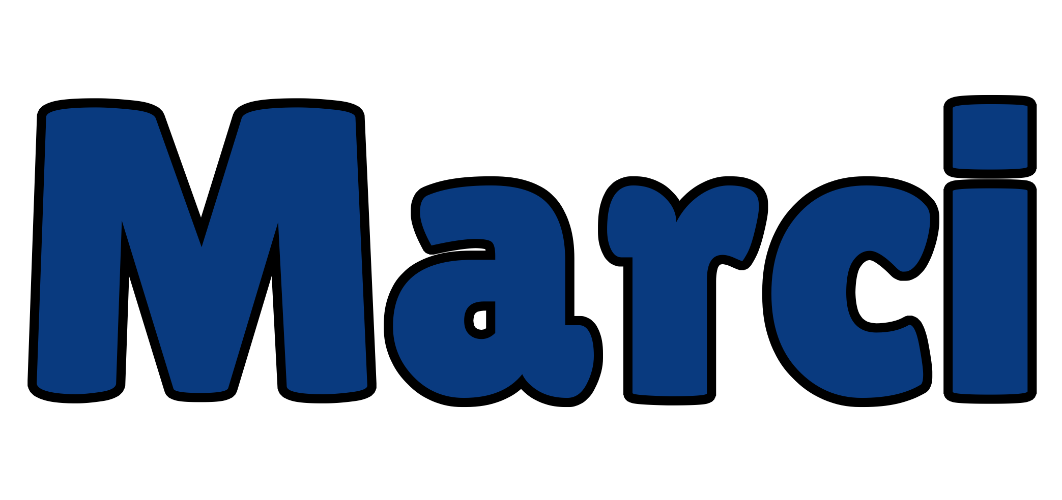 Marci logo. Free logo maker.