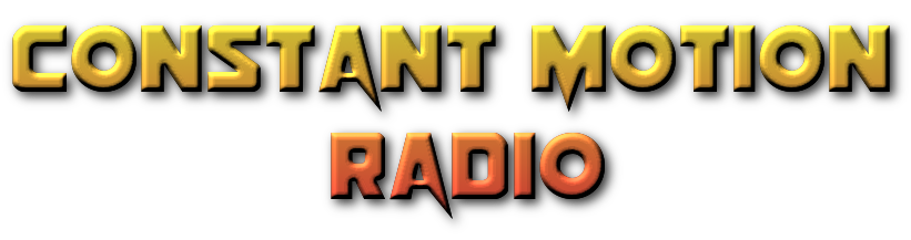 Constant Motion Radio logo. Free logo maker.
