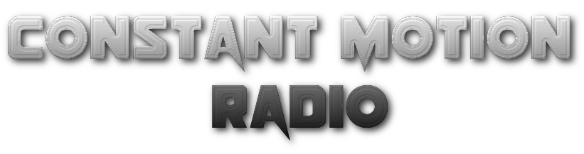 Constant Motion Radio logo. Free logo maker.