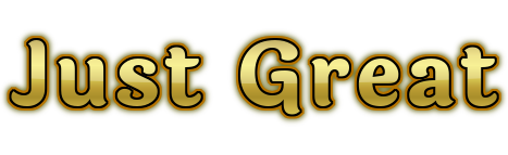 Just Great logo. Free logo maker.