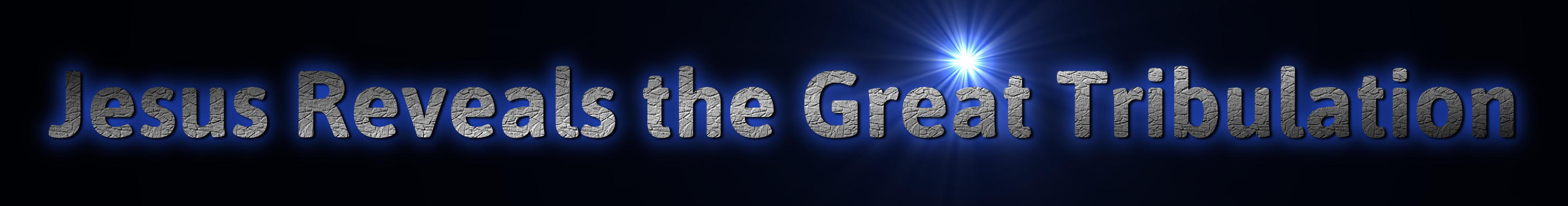 Jesus Reveals the Great Tribulation logo. Free logo maker.