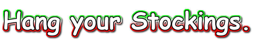 Hang your Stockings. logo. Free logo maker.