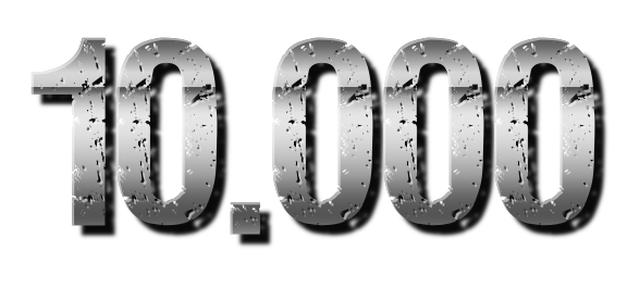 10.000 logo. Free logo maker.