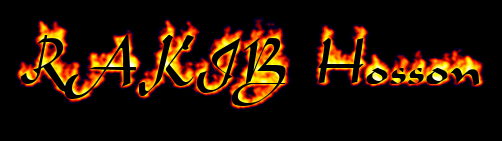 RAKIB Hosson logo. Free logo maker.