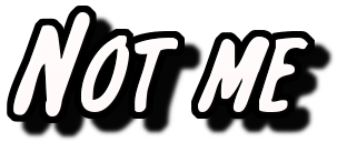 Not me logo. Free logo maker.