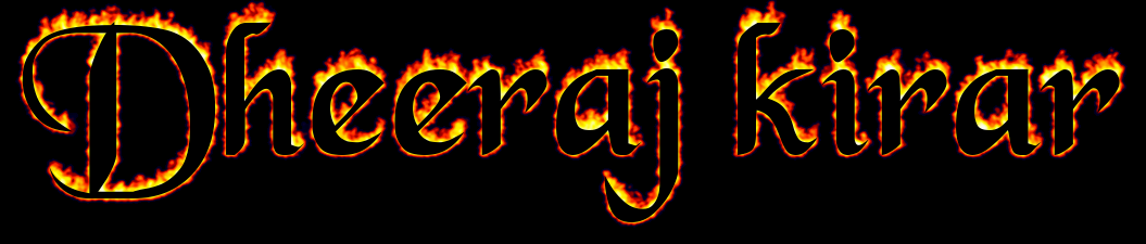 Dheeraj kirar logo. Free logo maker.