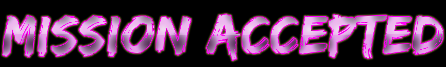 MISSION ACCEPTED logo. Free logo maker.