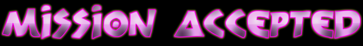 MISSION ACCEPTED logo. Free logo maker.