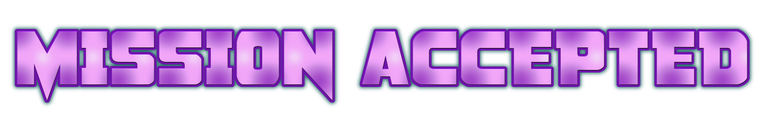 MISSION ACCEPTED logo. Free logo maker.