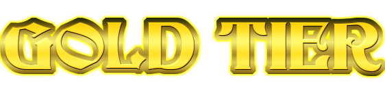 GOLD TIER logo. Free logo maker.