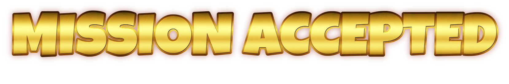 MISSION ACCEPTED logo. Free logo maker.