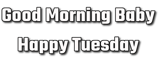 Good Morning Baby Happy Tuesday logo. Free logo maker.