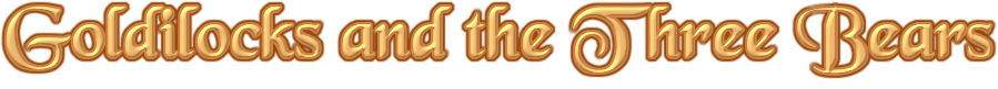 Goldilocks and the Three Bears logo. Free logo maker.