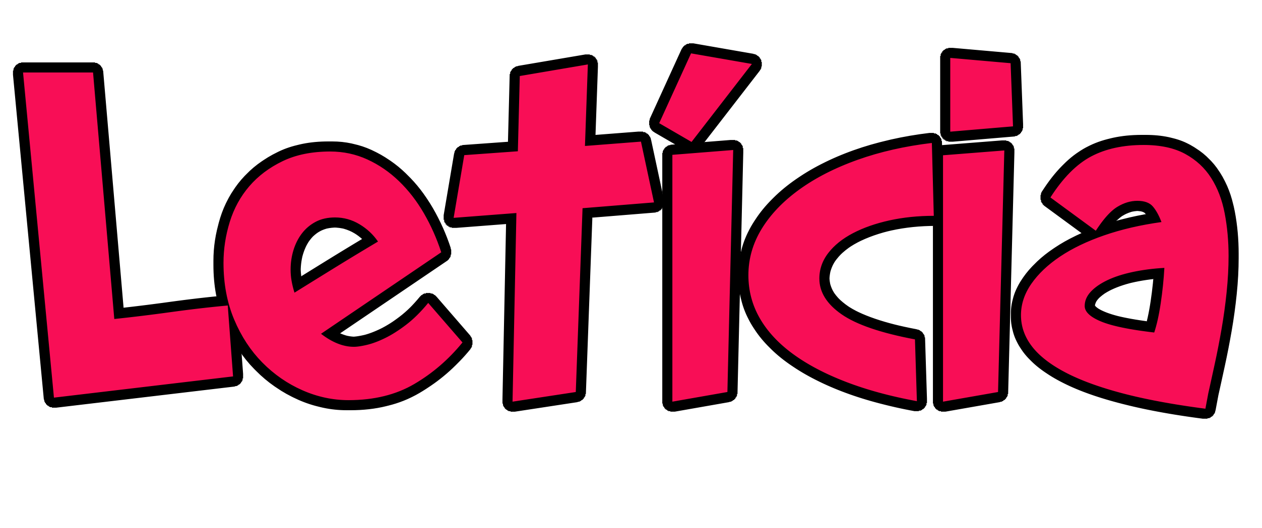 Letícia logo. Free logo maker.