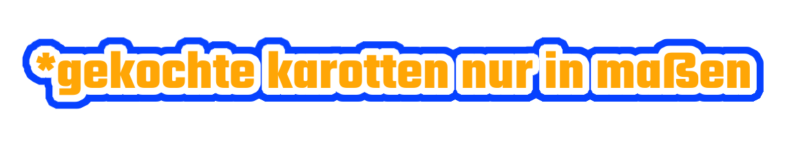 *gekochte karotten nur in maßen logo. Free logo maker.