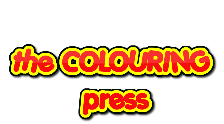 the COLOURING press logo. Free logo maker.