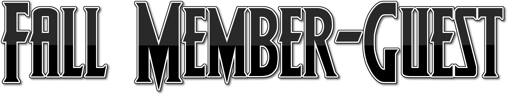 Fall Member-Guest logo. Free logo maker.