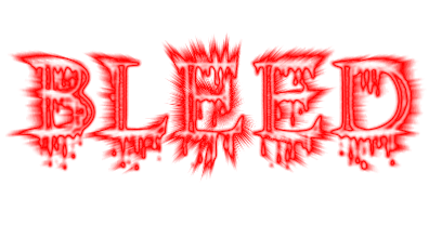 BLEED logo. Free logo maker.