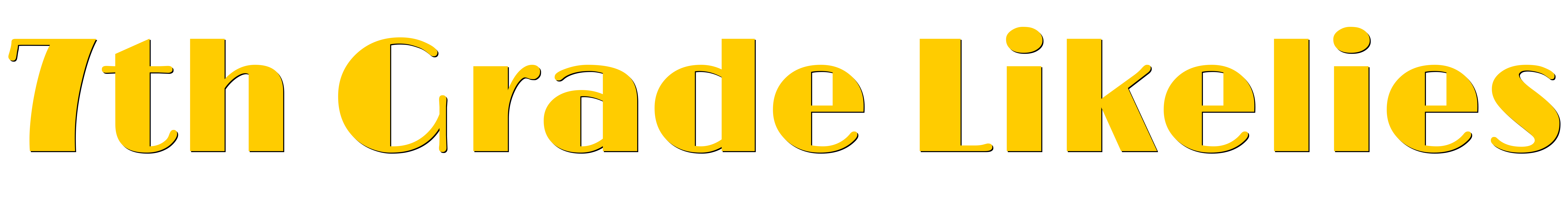 7th Grade Likelies logo. Free logo maker.